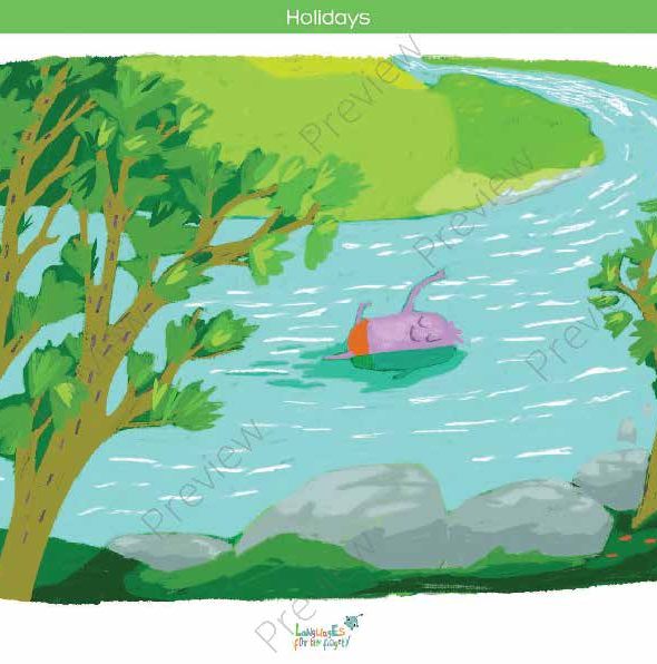 Holidays & Summer Clothes Printable Flashcards Pack